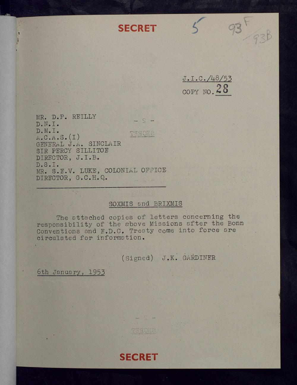 Soxmis and Brixmis | History Commons