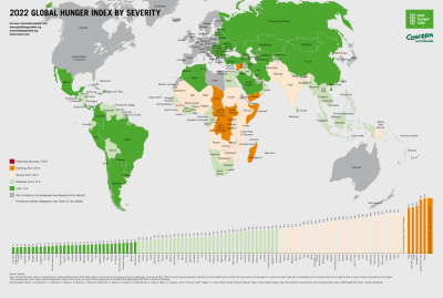 World Hunger Map 2022