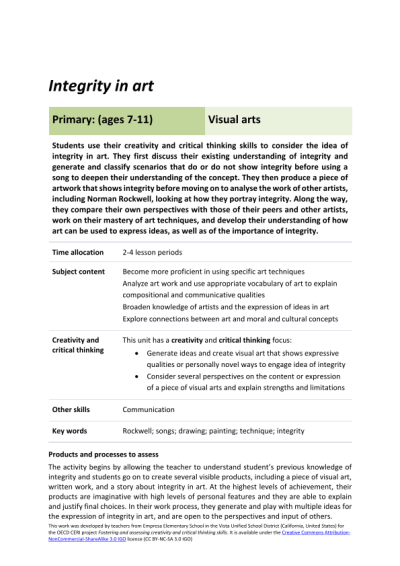 Artists Of Integrity