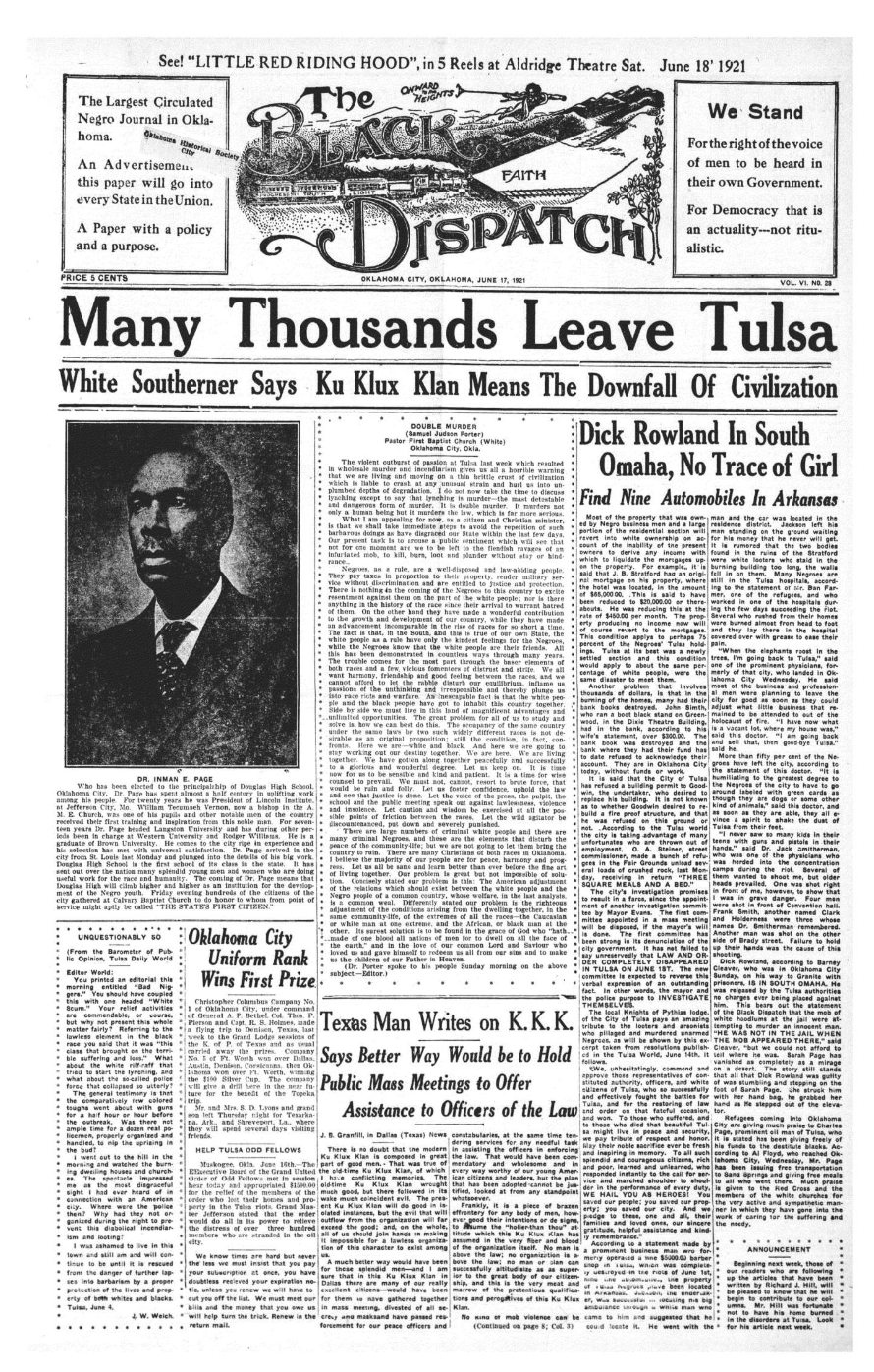 The Black Dispatch | History Commons